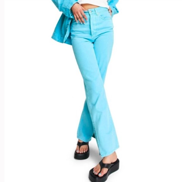 Topshop | Pants & Jumpsuits | 75 Topshop 7 Kort Split Hem Straight Leg ...